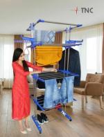 Buy FAVOUR Cloth drying stand double pole three layer jumbo JB2SS-3TR ...
