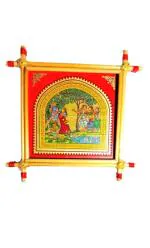 Buy SABAI GRASS Handmade Multicolor Wood Palm Leaf Photo Frame with ...
