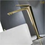 Buy ZAP Stainless Steel Gold Delta Series 6678 Basin Mixer Tap Online ...