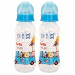 Buy Mee Mee Premium Baby Feeding Bottle (Pack of 2 (250ml), Multicolor ...