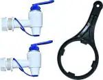 Buy Bioway RO Tap Blue and White 2pcs and Spanner Combo Suitable with ...