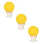 Buy Philips Deco Mini Base B22 0.5-Watt Led Bulb (Yellow) - Pack Of 3 ...