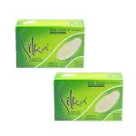 Buy Queue Silka Green Papaya whitening Herbal soap pack of 2 Incomplete Online at Best Prices in ...