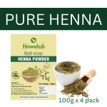 Buy Henna Hub 100% Pure and Natural Lawsonia Inermis heena powder 100g ...