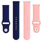 Buy Black Lovies Blue, Pink Silicon Smart Watch Strap For Real Me Watch ...