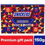 Buy Snickers Premium Chocolate Gift Pack, Loaded with Nuts & Caramel ...