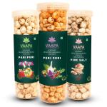 Buy VAAPA Pani Puri, Pink Salt,Peri Peri Flavored Makhana (Pack of 3 ...
