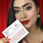 Buy PERPAA Kumkum Red Round Bindi Book for Ladies Forehead (Stick On ...