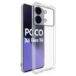 Buy Casotec Crystal Clear Back Case for Poco X6 Neo 5G | Raised Bumps ...