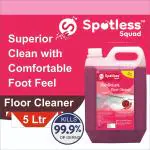 Buy Spotless squad Disinfectant Surface & Floor Cleaner Liquid, Rose - 5L | Kills 99.9% Germs ...