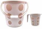 Buy Joyo Jumbo Designer Bathroom 2 PC Set, 25 LITERS Jumbo Big Bucket ...