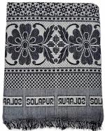 Buy V. Idap Solapur Cotton Chaddar Blanket 58" X 88"chaddars (blue ...