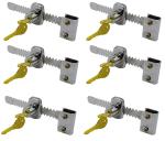 Buy RAB Silver Stainless Steel Door Lock (Pack of 6) Online at Best ...