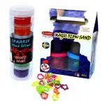 Buy Rabbit Gift Pack Sand 500 g 4 Color, 6 Sparkle Party Sand for Kids ...