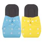 Buy Kogar Reusable Whable Cloth Button Diaper Reuse Nappy With Insert Pad For 0-36 M Baby K2 ...