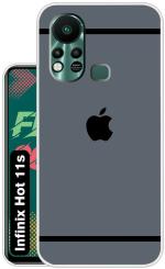 Buy Case Club Grey Silicon Grip Case Back Cover For Infinix Hot 11S ...