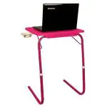 Buy Honeysha Laptop Table Mate workspace Bed Table Matte Finish Plastic ...