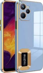 Buy MOZIKON 6D Chrome Back Cover Case For realme C35 Online at Best ...