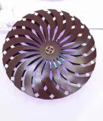 Buy URJA Wheels Rotating Wheel with LED Light Wooden Kinetic Sculpture ...