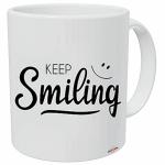 Buy blinkNshop Keep Smiling Always Happy Smile Printed Ceramic Coffee ...
