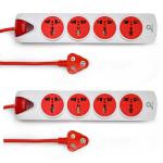 Buy JORJIS R4 Extention Board Box with Surge Protector| with 2Mtr Coard ...