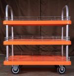 Buy SRP 3 Layer Plastic Platform Border Trolley 500kg Online at Best ...