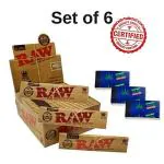Buy OutonTrip RAW Rolling paper + Roach Book BIG - Set of 6 (raw paper ...