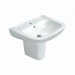 Buy JAQUAR FONTE Series Wall Mounted WASH BASIN (White) With Faucet ...