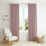 Buy Home Blendz Cotton Curtains for Window Set of 2, Linen Textured Window Curtains for Home ...