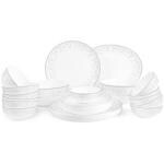 Buy cello Pack of 27 Opalware Divine Dinner Set 27pcs -Victoria Dinner ...