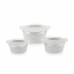 Buy Modware Kohenoor Insulated Inner Stainless Steel Casserole set of 3 ...