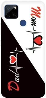 Buy GOLDALPHA Black, White Plastic Back Cover For Realme C25 Online at ...