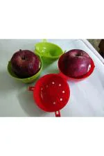 Buy Doveaz Red and Green Plastic Apple Storage Container (Pack of 2 ...