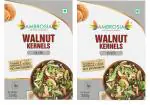 Buy Ambrosia 500g Walnut Kernels Silver | Kashmiri| Light Brown Halves (250g x 2) Online at Best ...