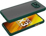 Buy mFoniscie Poco X3, Poco X3 Pro Green Plastic, Rubber Mobile Back ...