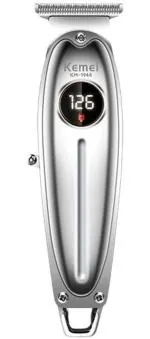 Buy Kemei Silver 5 W Km 1948 Trimmer 45 Min Runtime 4 Length Settings Online at Best Prices in ...