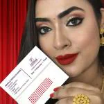 Buy PERPAA Kumkum Red Round Bindi Book for Ladies Forehead (Stick On) (Size 10, 1.75mm) Online ...