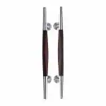 Buy SAFEX Glass and Wooden Main Door Handle for Pull Push Operations ...