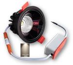 Buy OTS LIGHTS 5 Watts Pure Black Body LED Ceiling COB Spot, Focus ...