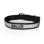 Buy Ruse Puppy, Small, Big Dogs Baller Printed Reflective Nylon Neck ...