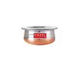 Buy HAZEL Copper Bottom Uruli With Lid | Urli Vessel Cooking Stainless ...