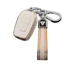 Buy TPU Leather Car Key Cover Compatible with Renault Kwid Triber Kiger ...