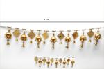 Buy Narya Traditional Shub Labh with Golden Hanging Bells Toran .Size ...