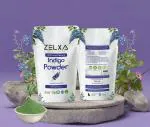 Buy ZELXA HERBAL Organic Indigo Powder For Hair Color Powder ...