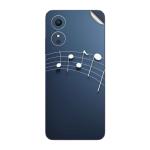 Buy GADGETSWRAP Printed Vinyl Skin Sticker for Oppo A17 - musical notes ...