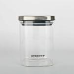 Buy PUREFIT Transparent Glass Multipurpose Square Air Tight Kitchen ...