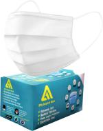 Buy A1 White Non Woven 3 Ply Face Mask, Free Size (Pack Of 100) Online ...