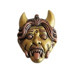 Buy Salvus APP SOLUTIONS Handmade Metal Golden Bhootni with Seengh ...