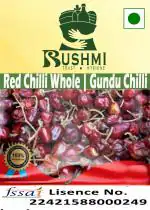 Buy RUSHMI Boriya Red Chilli Whole | Gundu Chilli | Round Chillies ...