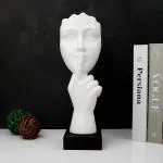 Buy Decor Plus Enchanting Lady Face Table Accent (Silent Lady) Online ...